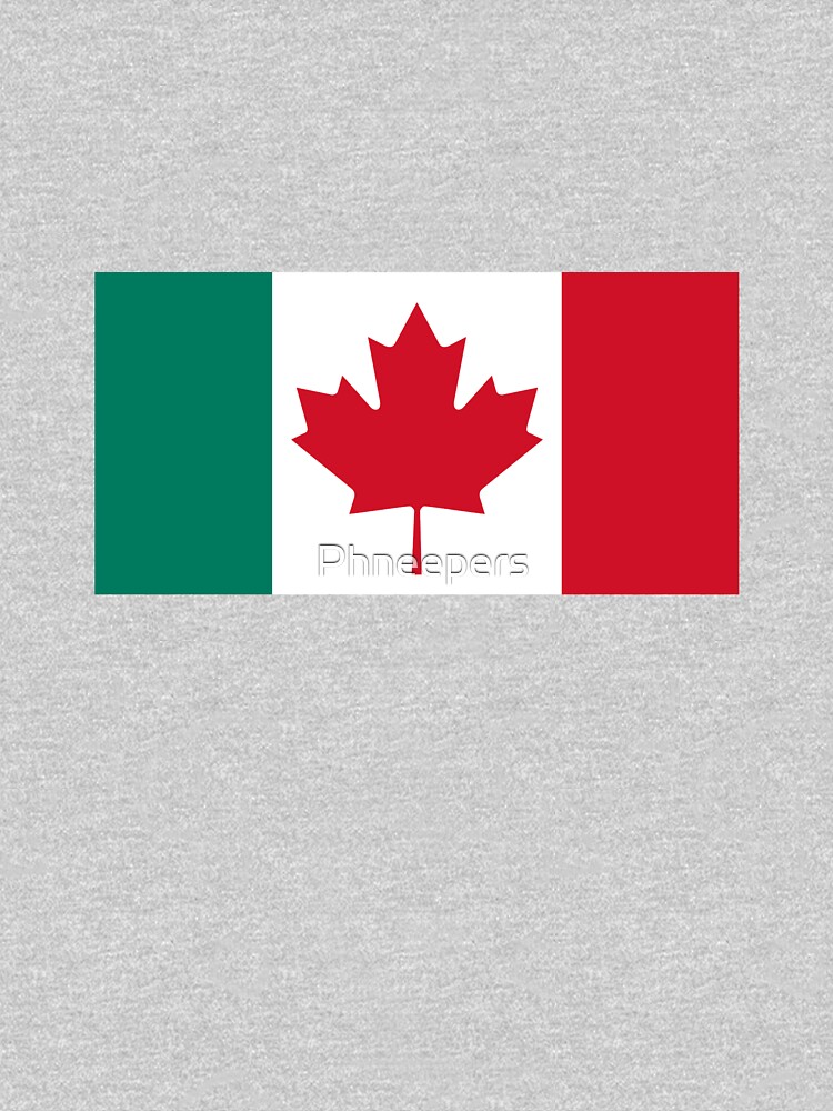 "Canada / Italy Flag Mashup " T-shirt for Sale by Phneepers | Redbubble ...
