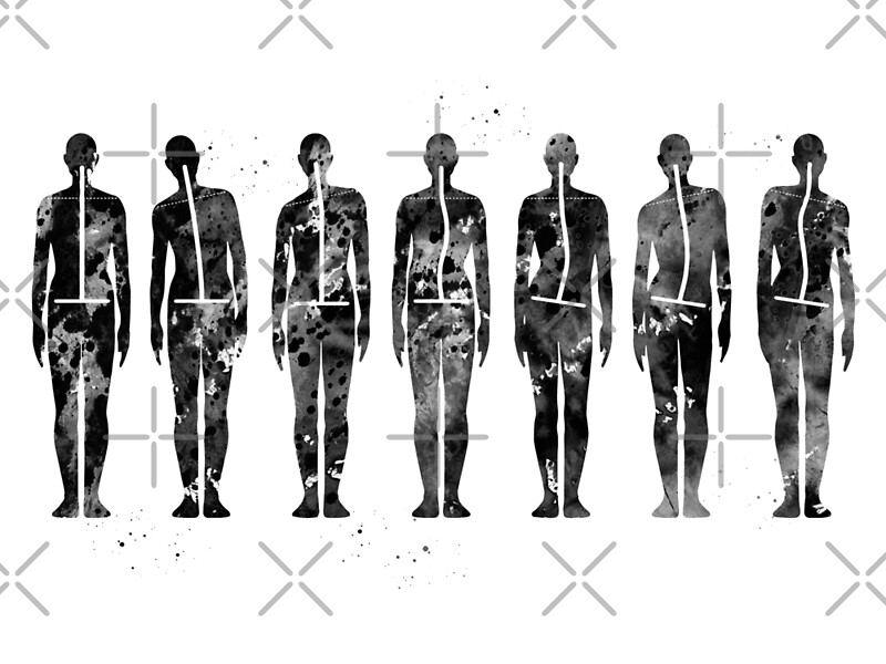 "Human back shape" by erzebetth | Redbubble