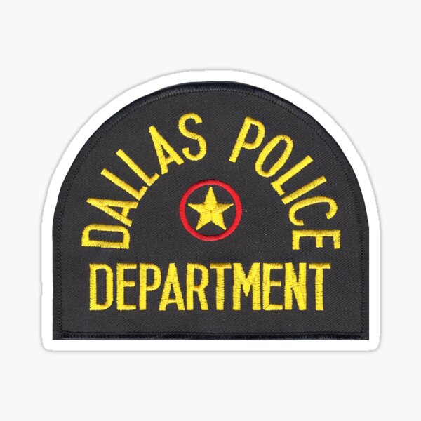 "Dallas Police" Sticker for Sale by lawrencebaird | Redbubble