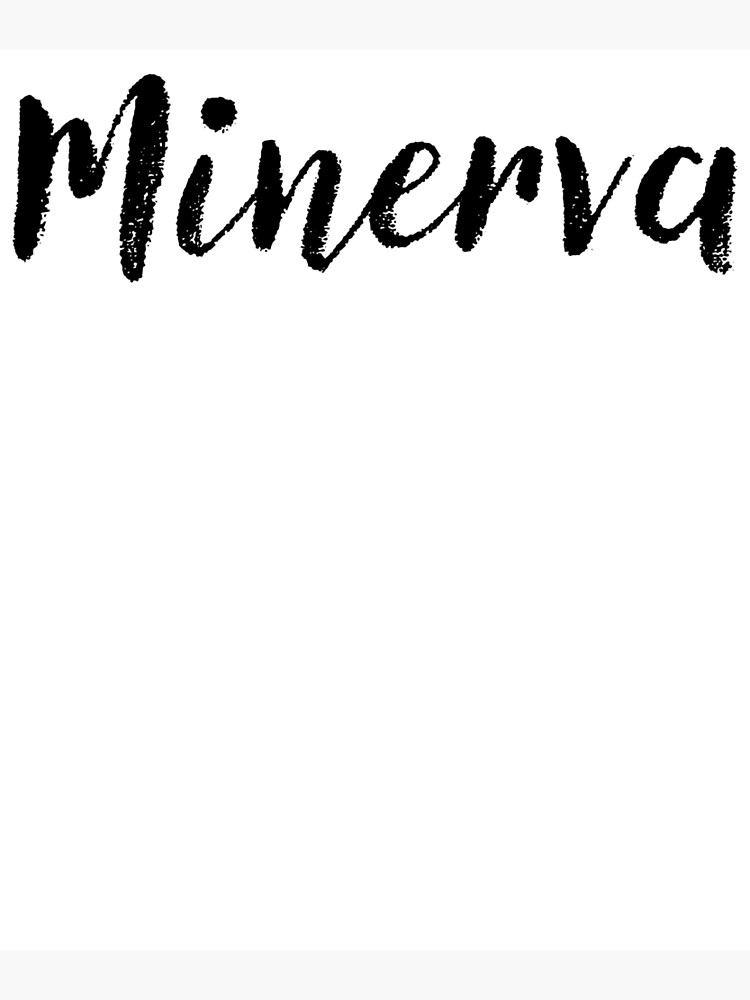 "Minerva - Name Stickers Tees Birthday" Poster for Sale by klonetx ...