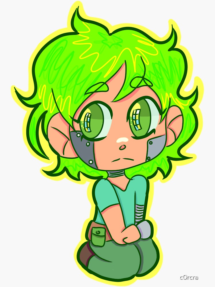 "Tellini Chibi" Sticker by c0rcra | Redbubble