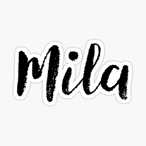 "Mila - Benutzerdefinierte Mädchen Name Geschenke" Sticker von ...