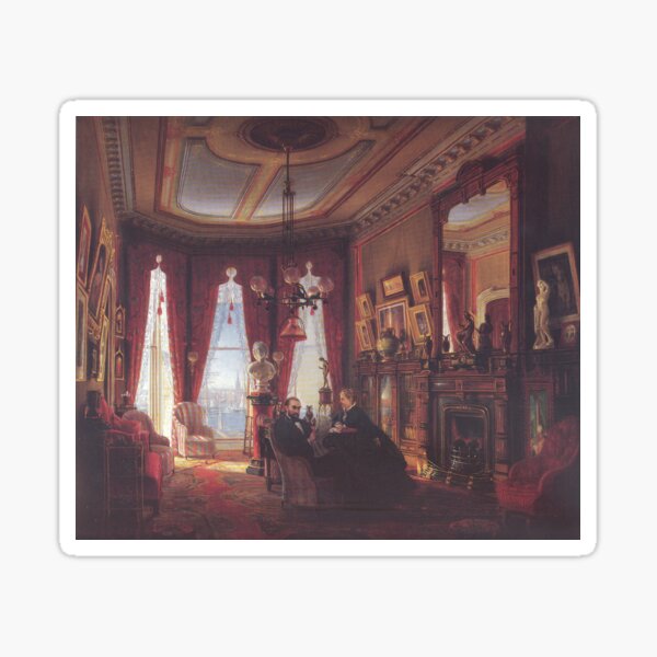 "Parlor Of John Bullard" Sticker by reynoldjay | Redbubble