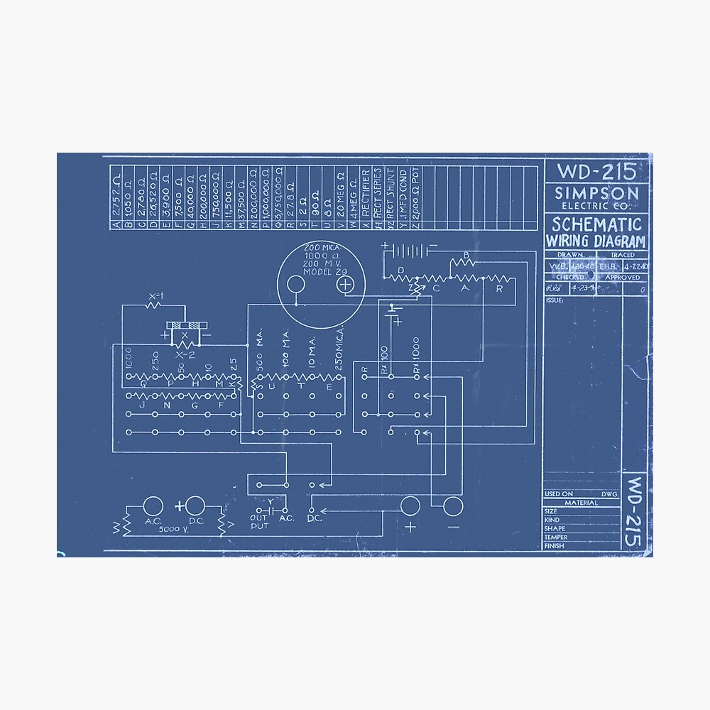 Diagrama De Multimetro Analogico