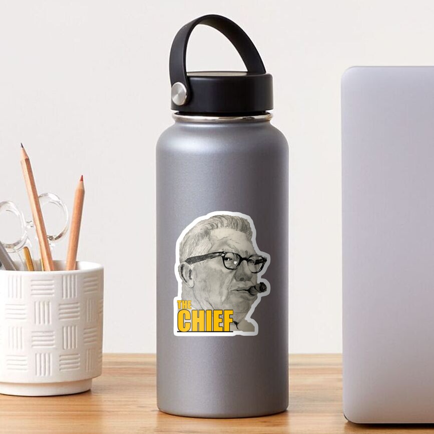 "The Chief " Sticker for Sale by JMACSKETCH | Redbubble