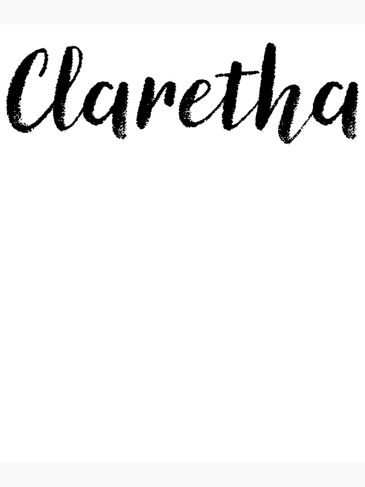 "Claretha - Cute Girl Names For Wife Daughter" Poster by soapnlardvx ...