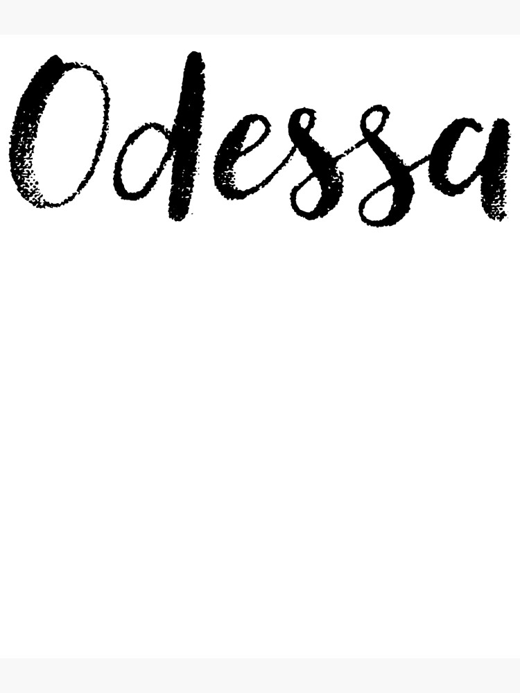 "Odessa - Name Stickers Tees Birthday" Poster for Sale by klonetx ...
