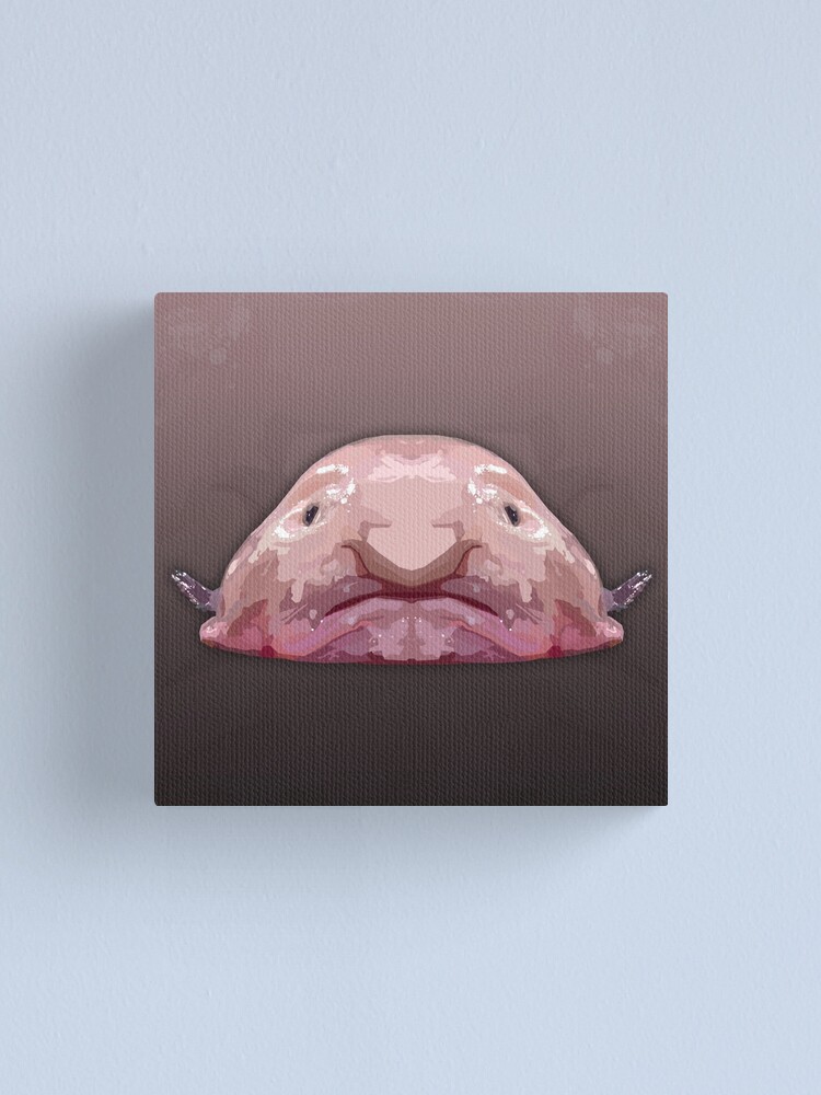 "Topographic: Blob Fish" Canvas Print for Sale by NoelleMBrooks | Redbubble