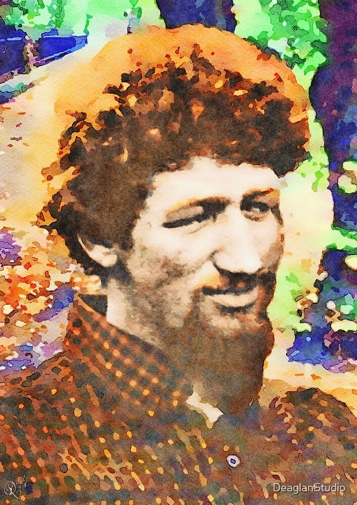 "Luke Kelly 1940-1984" by DeaglanStudio | Redbubble