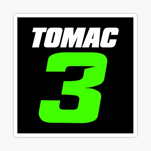 "Motocross and Supercross Champion Eli ET3 Tomac" Sticker for Sale by ...