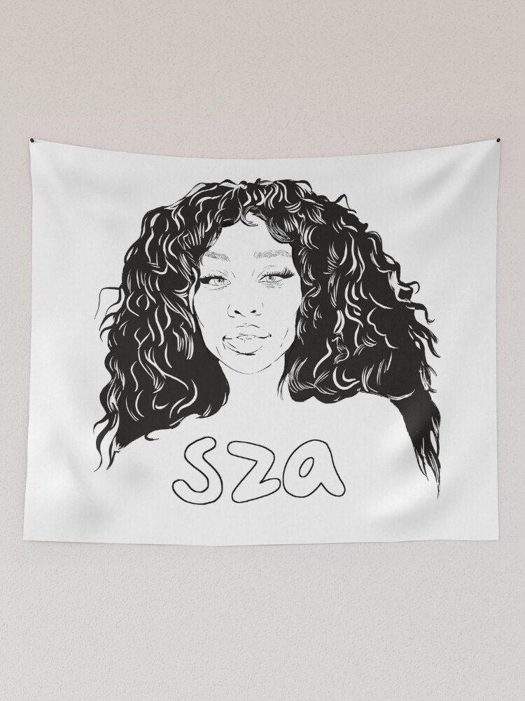 "SZA - B&W" Tapestry for Sale by LemonStand | Redbubble