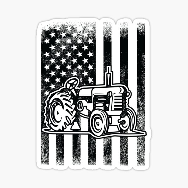 Funny Tractor Stickers | Redbubble