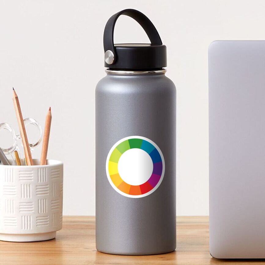 "Color Wheel - Colour theory" Sticker for Sale by minarama | Redbubble