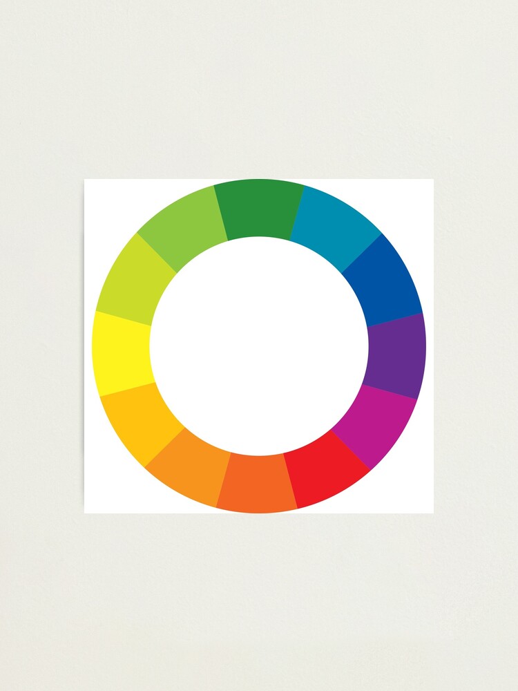 Lámina fotográfica «Rueda de color - Teoría del color» de minarama ...