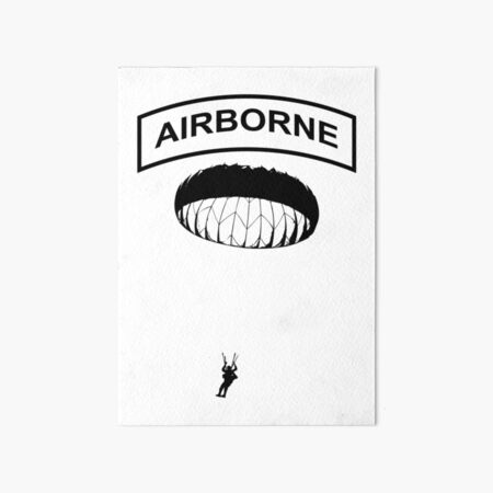 "Airborne Paratrooper Jump" Art Board Print by 5thcolumn | Redbubble