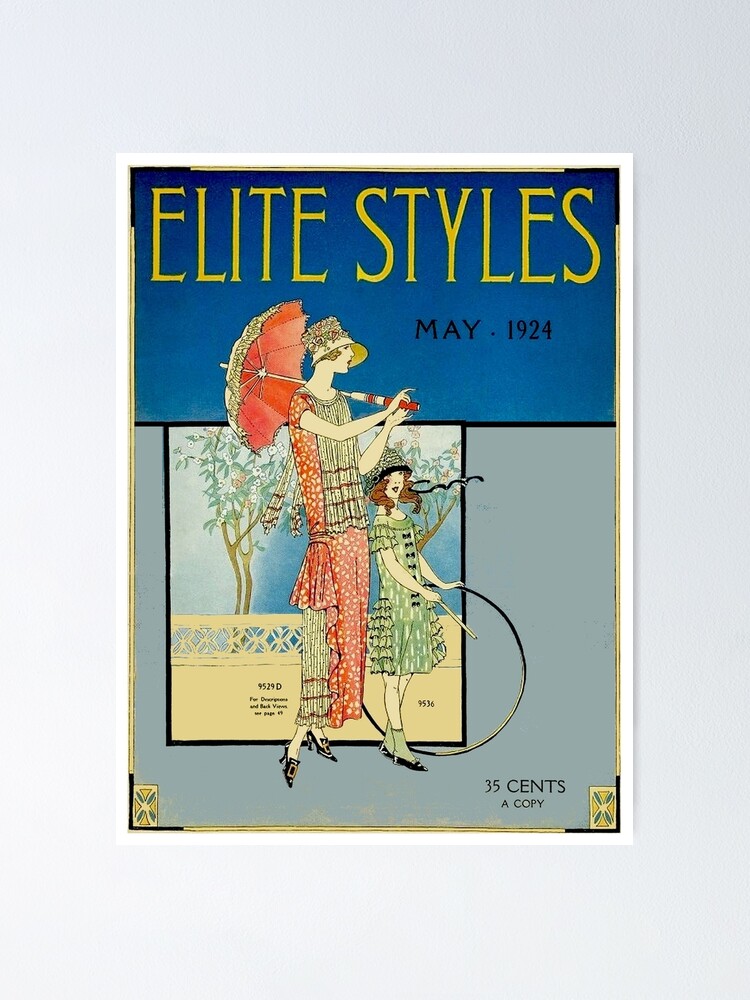 "ELITE STYLES: Vintage 1924 Magazine von Vogue Advertising Print ...