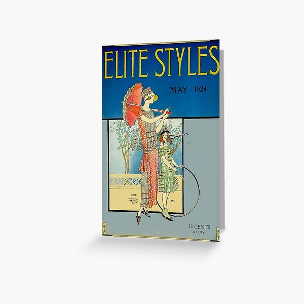 "ELITE STYLES : Vintage 1924 Magazine by Vogue Advertising Print ...