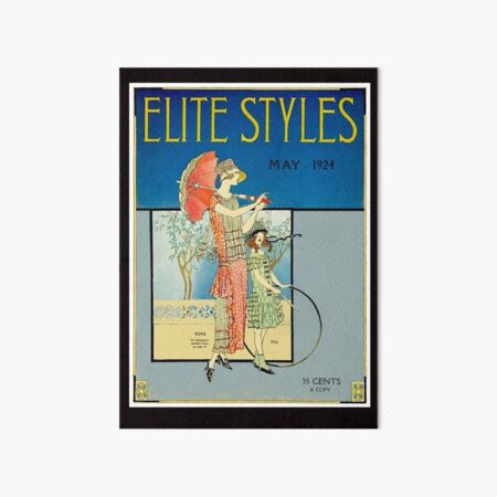 "ELITE STYLES : Vintage 1924 Magazine by Vogue Advertising Print" Art ...