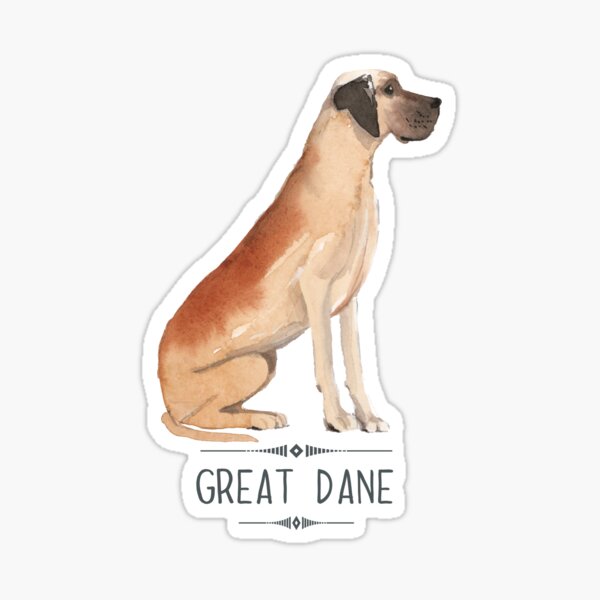 Great Dane Stickers | Redbubble