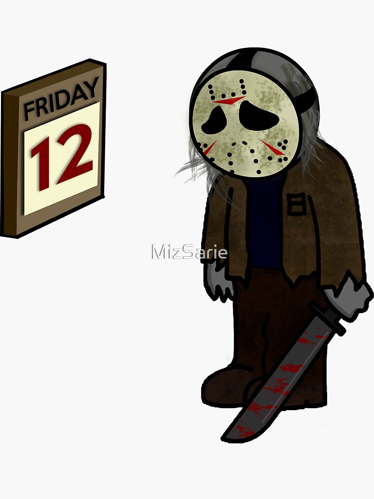 "Sad Jason" Sticker for Sale by MizSarie | Redbubble