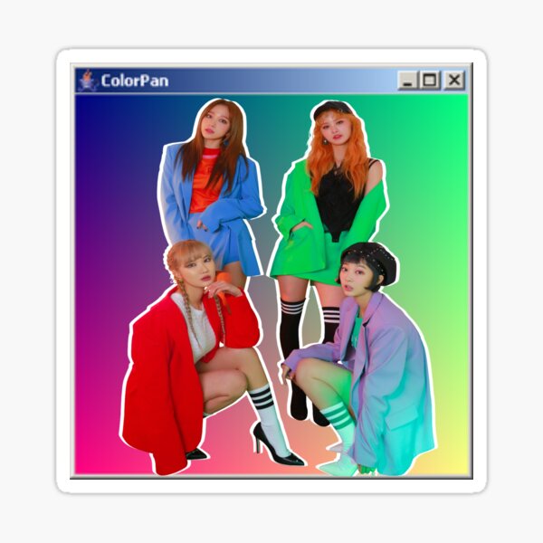 "Neon EXID" Sticker by spacecrisps | Redbubble