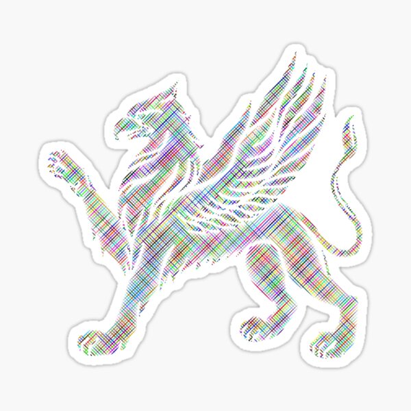 "Griffin" Sticker for Sale by Passie | Redbubble