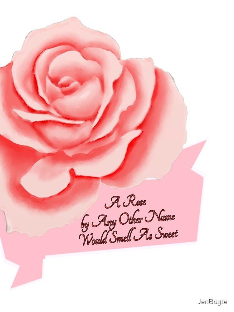 "A Rose By Any Other Name Romeo and Juliet Shakespeare" iPhone Case for ...