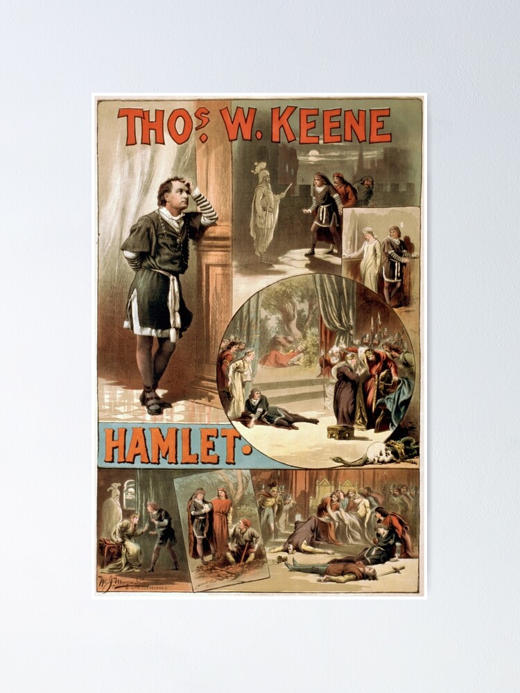 Vintage Hamlet Poster Buy Vintage Poster Hamlet Sarah Bernhardt Online