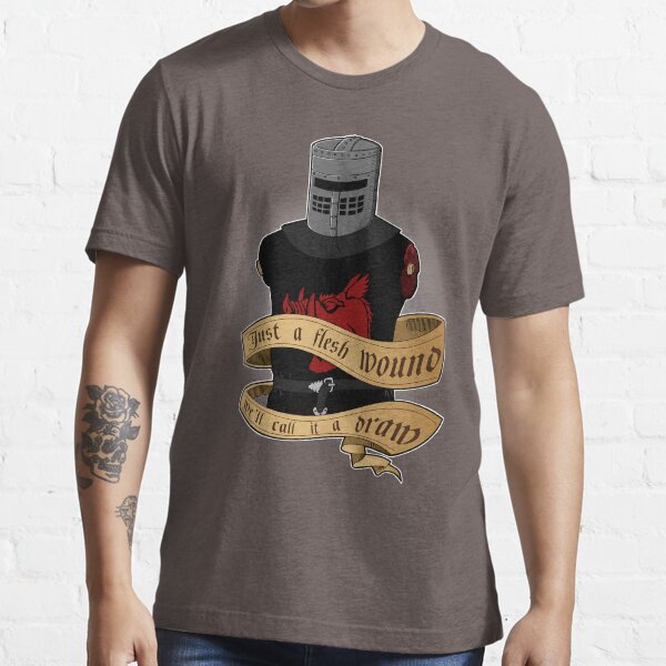 "Black Knight" T-shirt for Sale by Caldofran | Redbubble | black knight ...