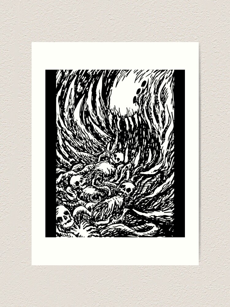 "Disgusting Death Monster The Forgotten Skeleton Metal By KRAFTD" Art ...