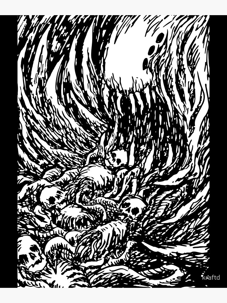"Disgusting Death Monster The Forgotten Skeleton Metal By KRAFTD" Art ...