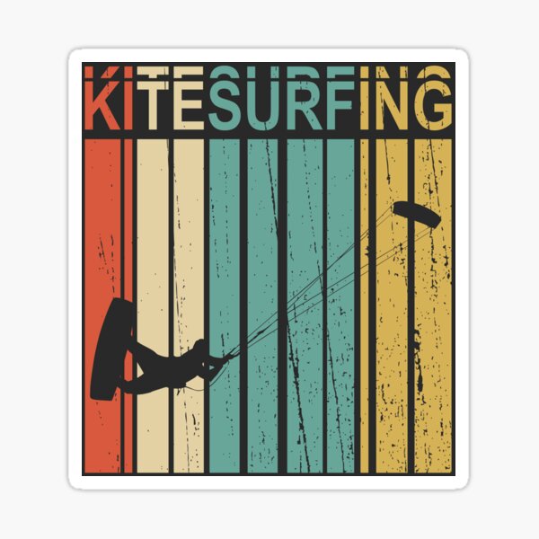 "Kitesurfing I for ocean addict" Sticker by Manikool | Redbubble