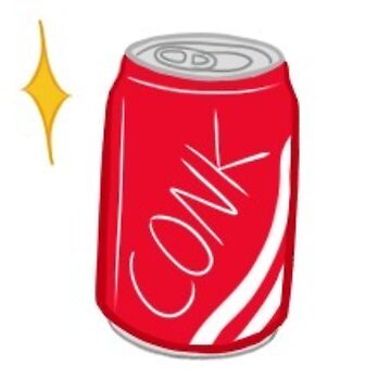 "conk soda" Sticker for Sale by catherine-draws | Redbubble