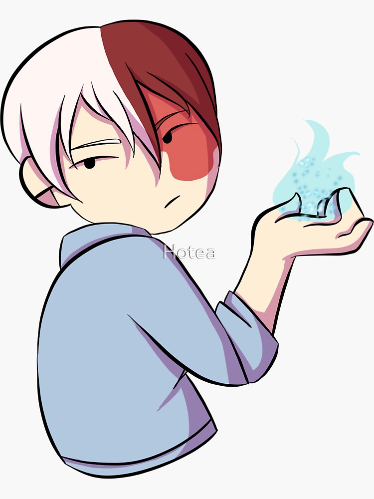 "Chibi Todoroki!" Sticker for Sale by Hotea | Redbubble