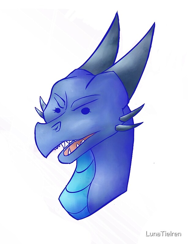 "Angry Derp Dragon" by LunaTielren | Redbubble