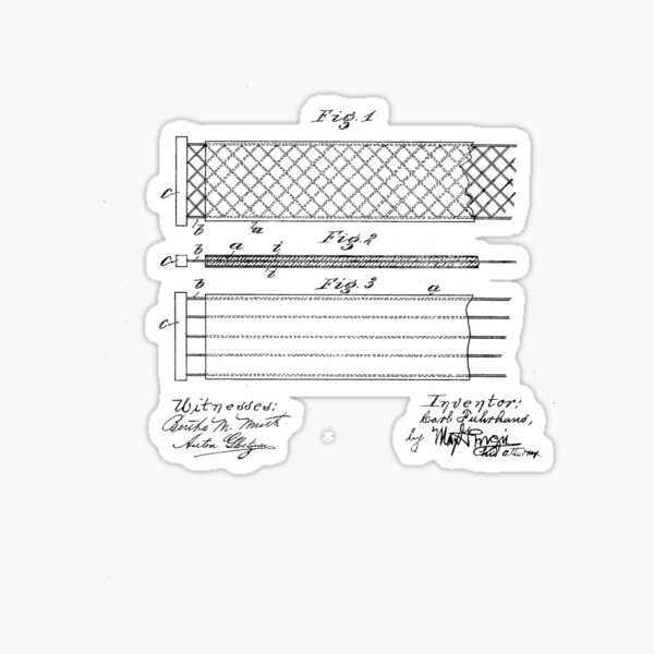 "Vintage Patent Drawing" Sticker by TheYoungDesigns | Redbubble