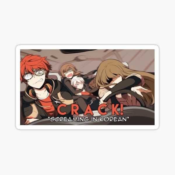 "Mystic Messenger - Funny Meme of 707, Unknown, " Sticker for Sale by ...