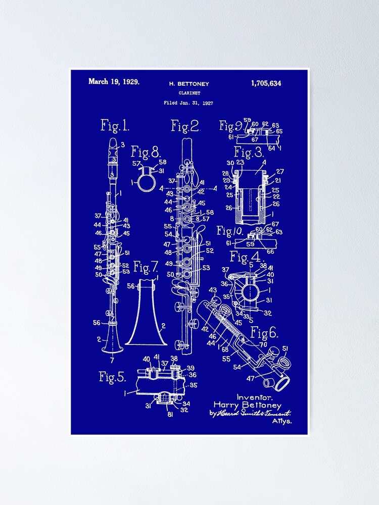 "Clarinet poster" Poster for Sale by closeddoor | Redbubble