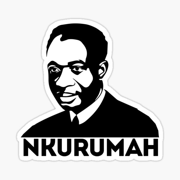 "Kwame Nkurumah" Sticker for Sale by Nkioi | Redbubble