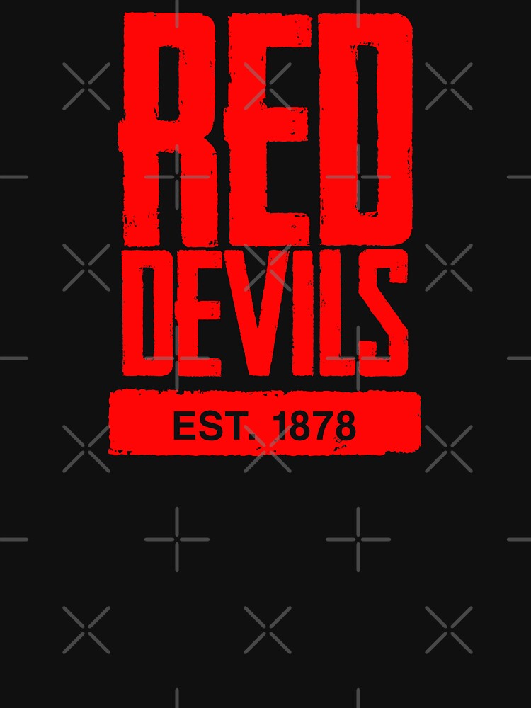 "Red Devils" T-shirt for Sale by Nkioi | Redbubble | david t-shirts ...