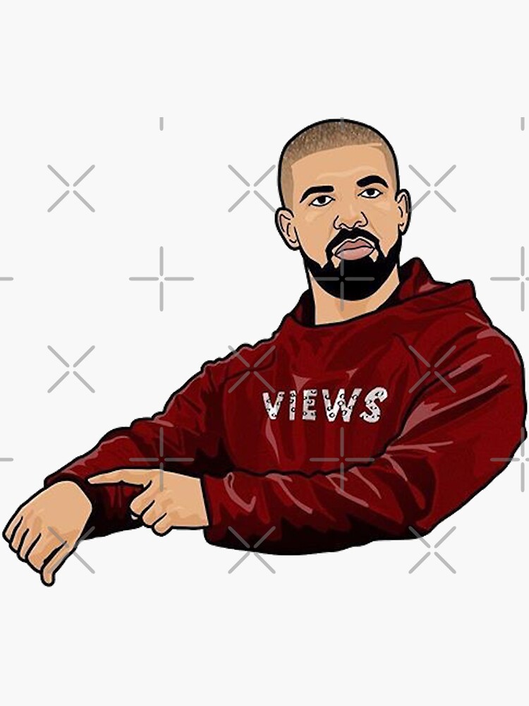 "Drake" Sticker for Sale by acocodesign | Redbubble