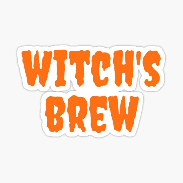 "Witches Brew Sticker" Sticker for Sale by craftymummy | Redbubble