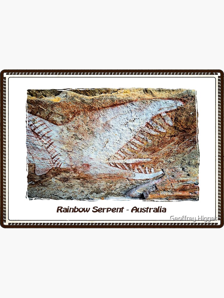 "Rainbow Serpent Rock Painting, Arnhem Land, Australia" Poster for Sale by gigges | Redbubble