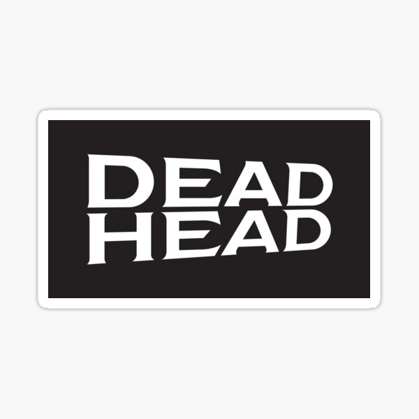 "Dead Head" Sticker by ChrisOrton | Redbubble
