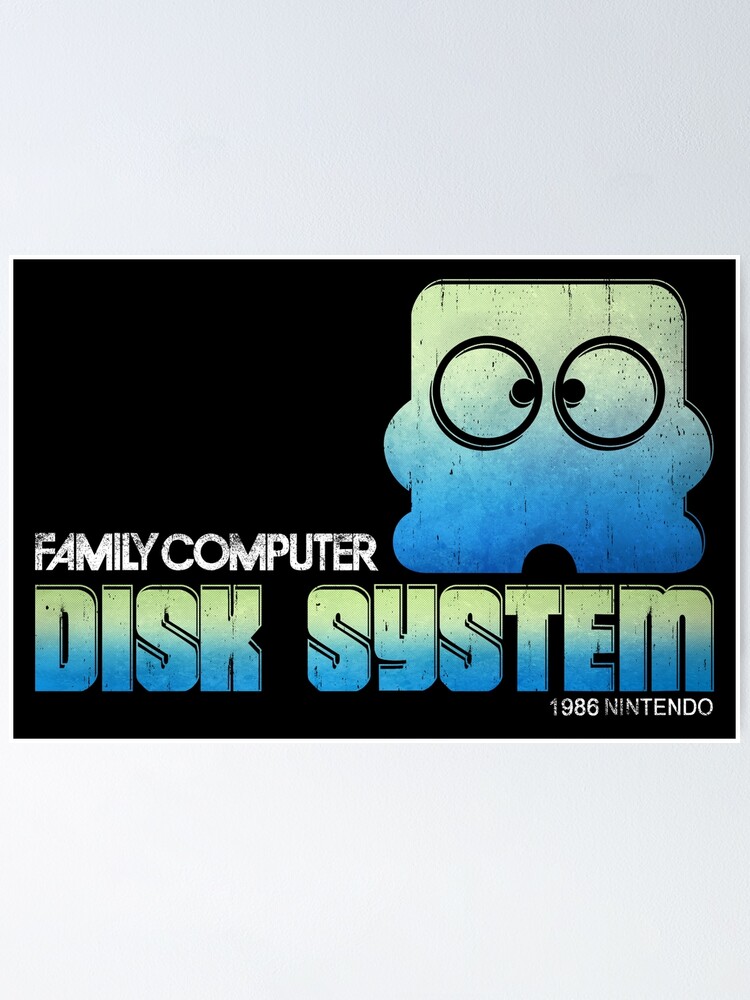 "Famicom Disk" Poster for Sale by OasisPolygon | Redbubble