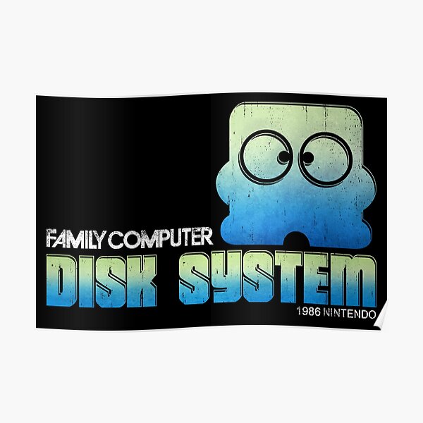 "Famicom Disk" Poster for Sale by OasisPolygon | Redbubble
