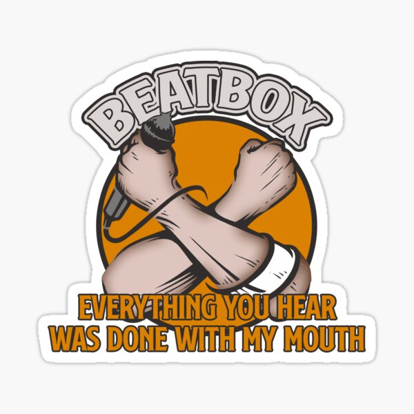 "Beatbox" Sticker by 0815-Shirts | Redbubble