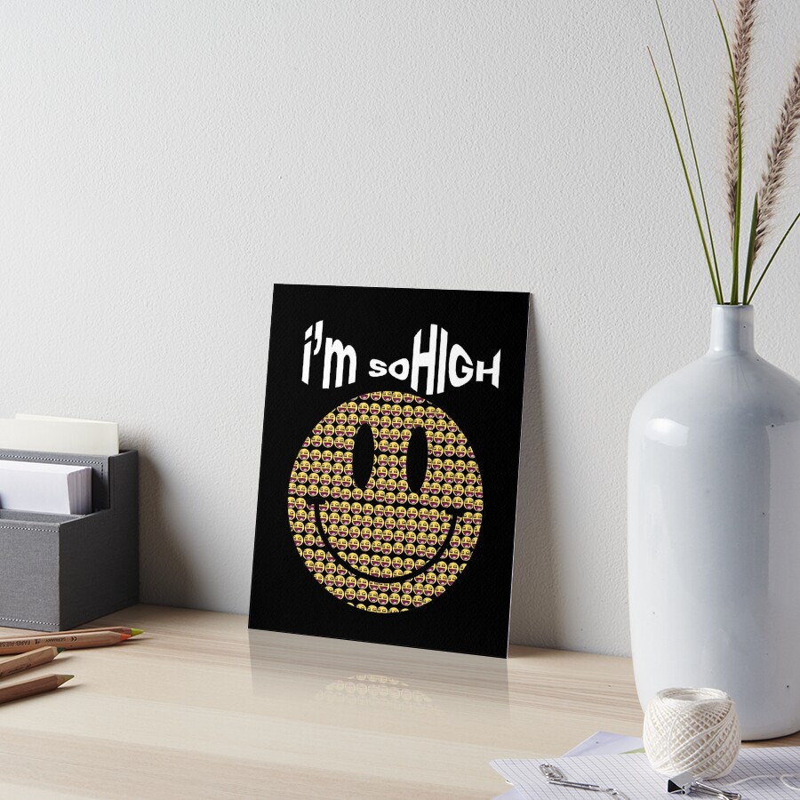 "High smiley face" Art Board Print for Sale by jama777 | Redbubble