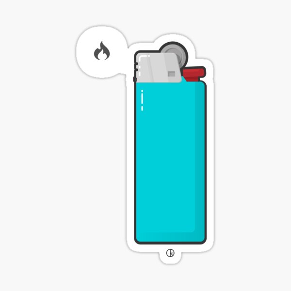 "Lighter | Lighter" Sticker by daniel-rotter | Redbubble