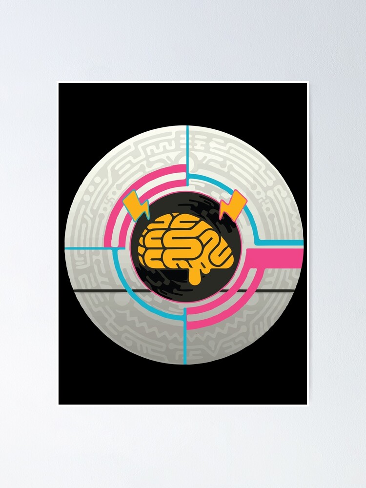 Póster «¡Logotipo de DMMD Jerry Braine en color! v2» de coralful ...